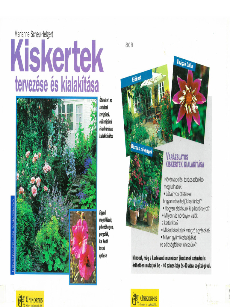 Kiskertek Tervezése És Kialakítása PDF | PDF