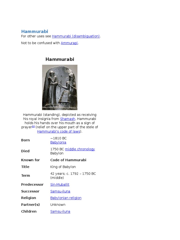 Hammurabi Pdf Hammurabi Assyria