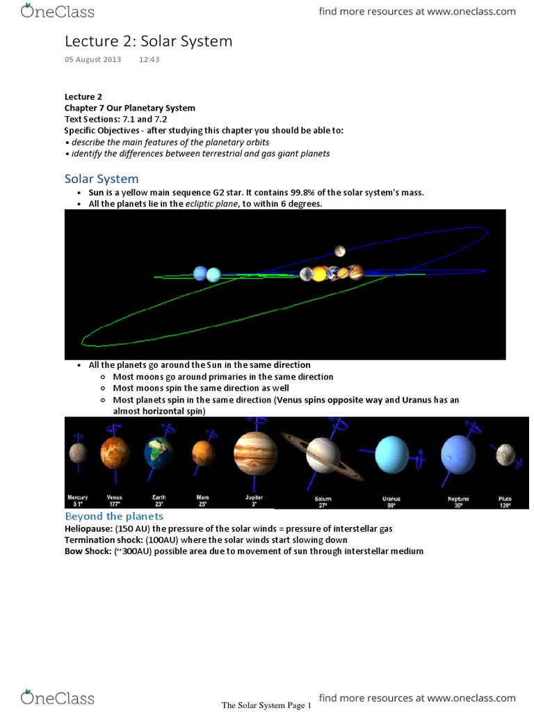 Understanding Our Planetary System | PDF | Solar System | Stars