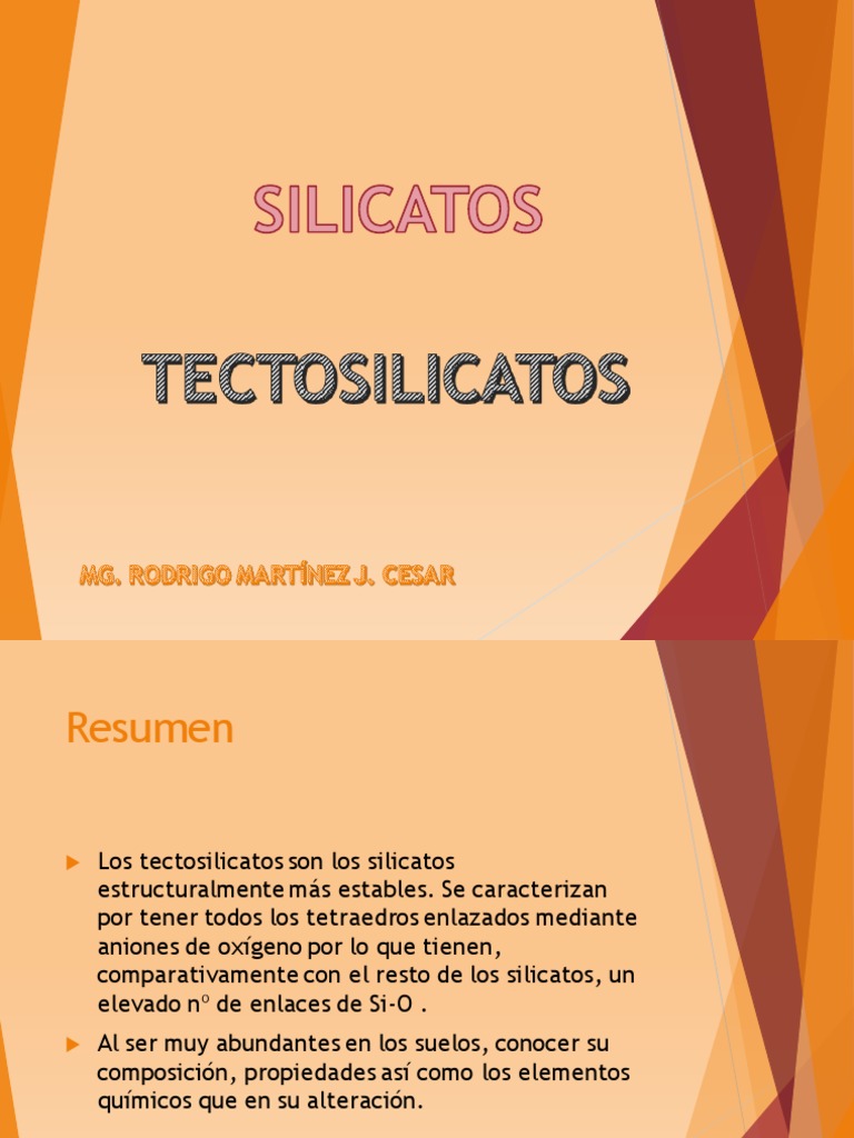 18 Tectosilicatos | PDF | Minerales | Mineralogía