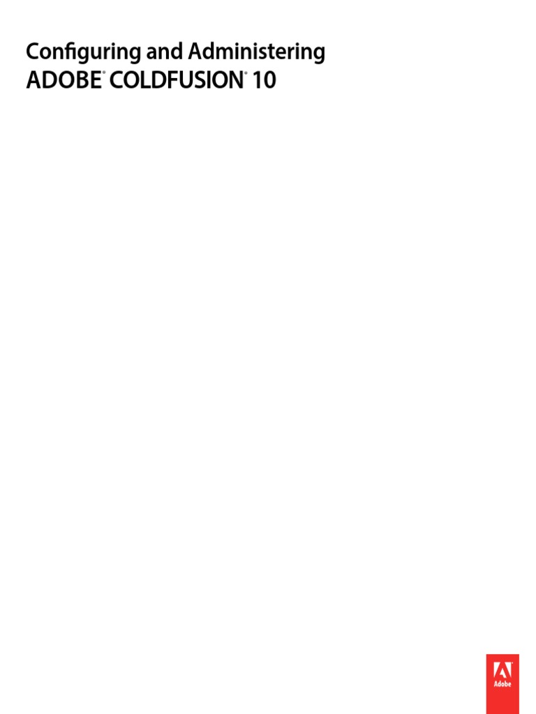 Coldfusion 10 Admin PDF | Download Free PDF | World Wide Web | Internet ...
