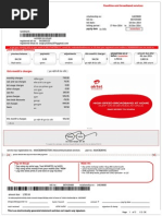 MobileBill Airtel Format | PDF | Invoice | Cheque