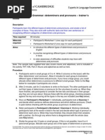 Blank Probe Sheet | PDF