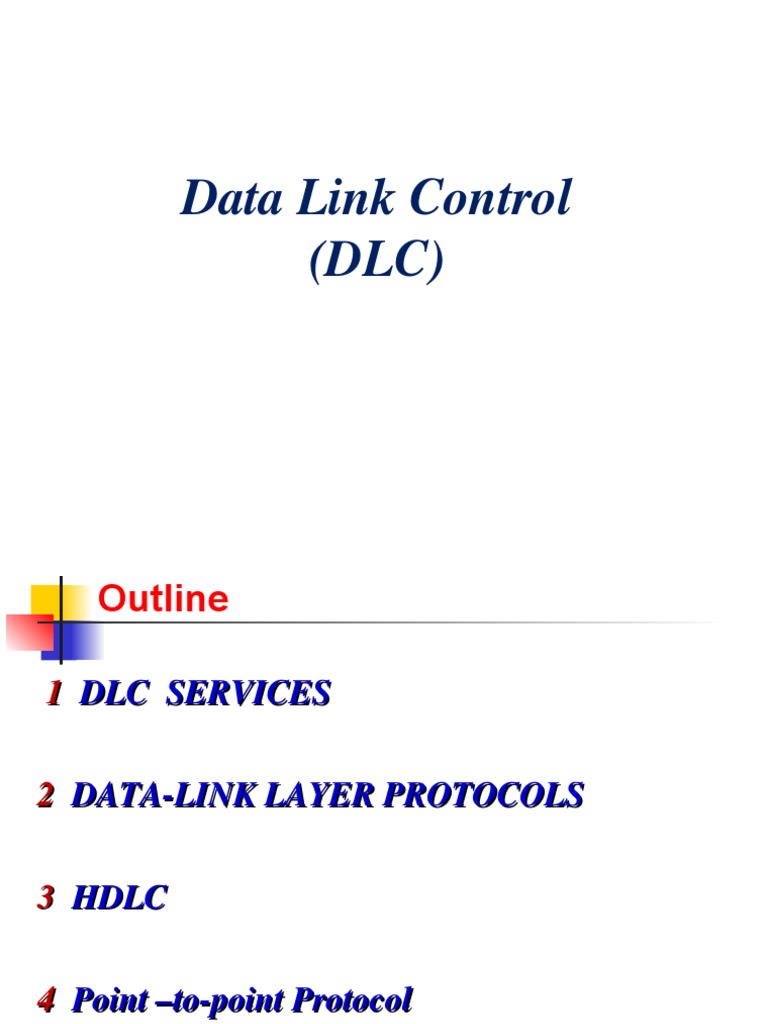 Data Link Control | PDF | Communications Protocols | Electronics