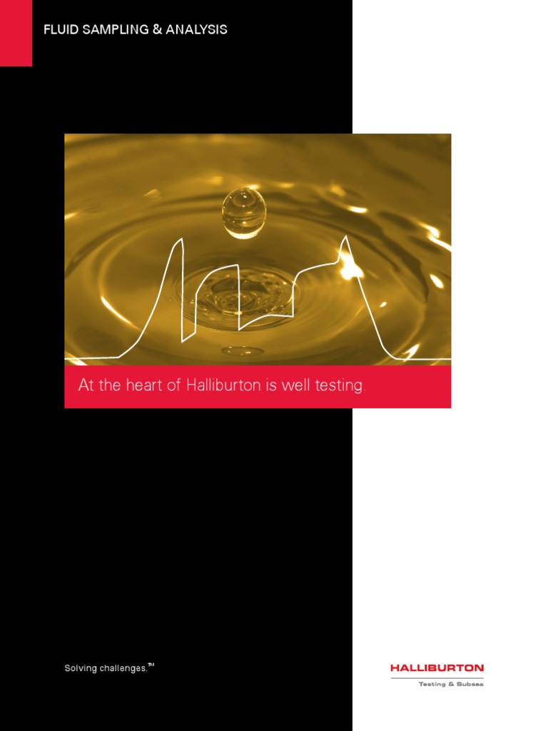 Halliburton Fluid Sampling | Petroleum Reservoir | Petroleum