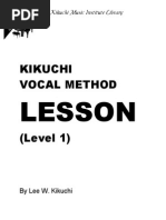 The Vocal Lesson Plan | PDF | Singing | Larynx