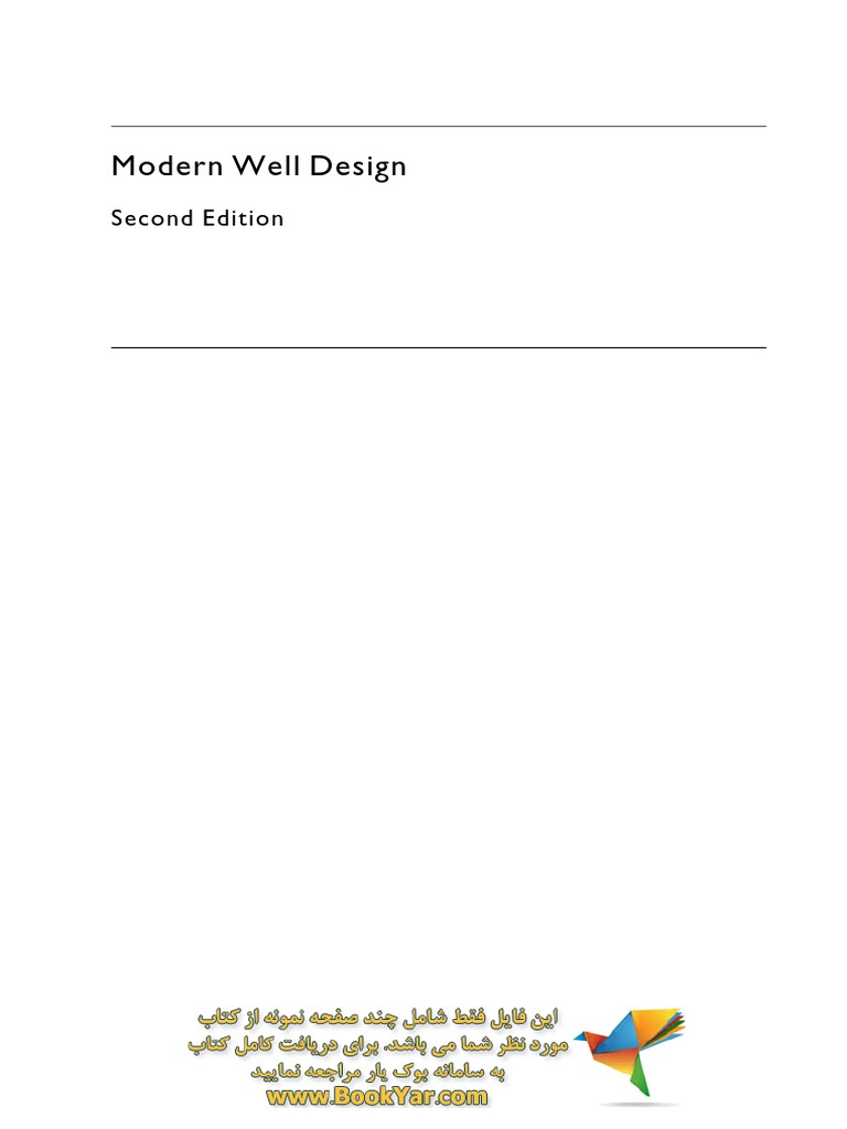 Modern Well Design: Second Edition | PDF | Casing (Borehole ...