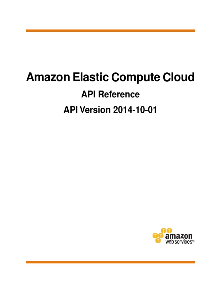 Amazon EC2 API Reference | PDF | Amazon Web Services | Cloud Computing