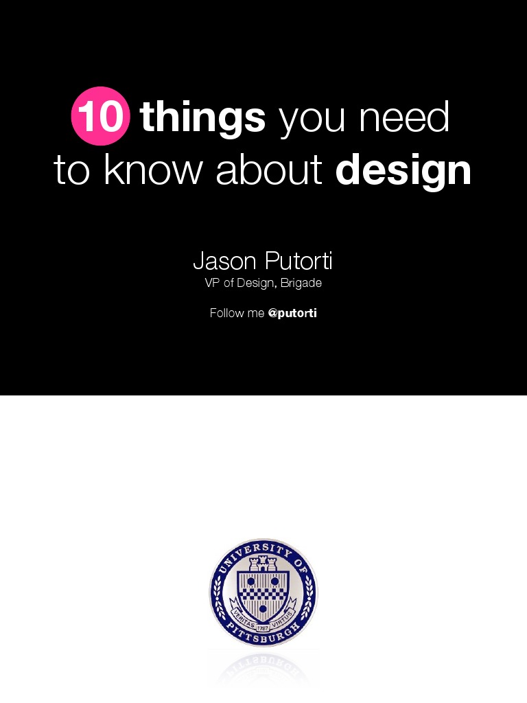 10 Things You Should Know About Design | PDF | Login | Human–Machine ...