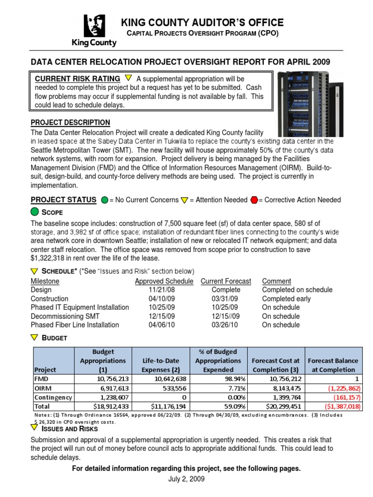 Data Center April 2009 | PDF | Data Center | Lease