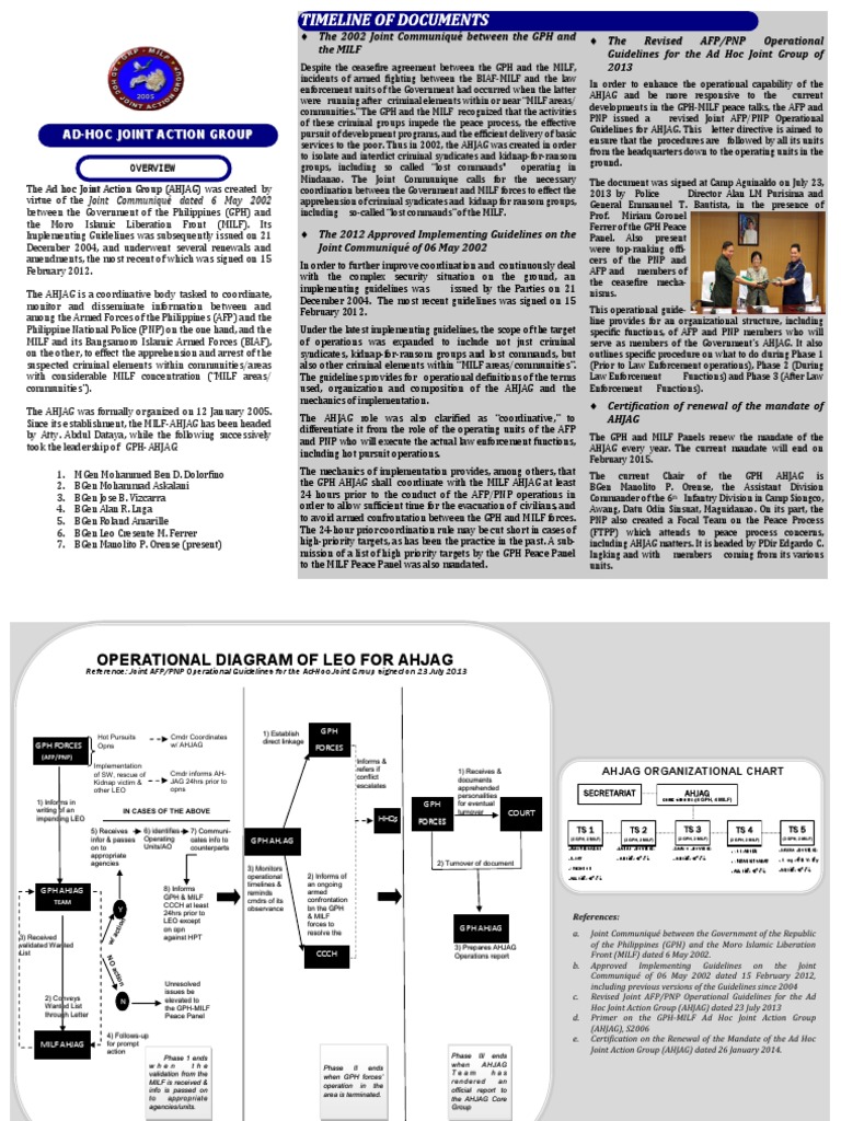 Ad Hoc Joint Action Group Overview | PDF | Philippines | National Security