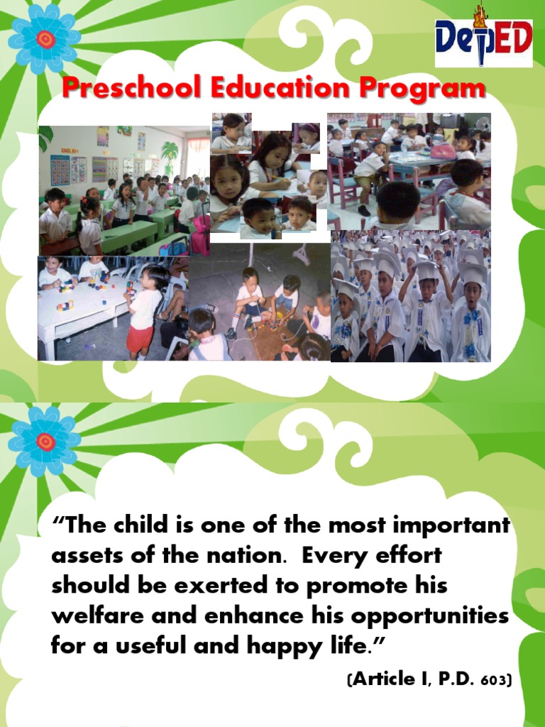 DepED Preschool Program Update FY2010 PDF | Download Free PDF ...