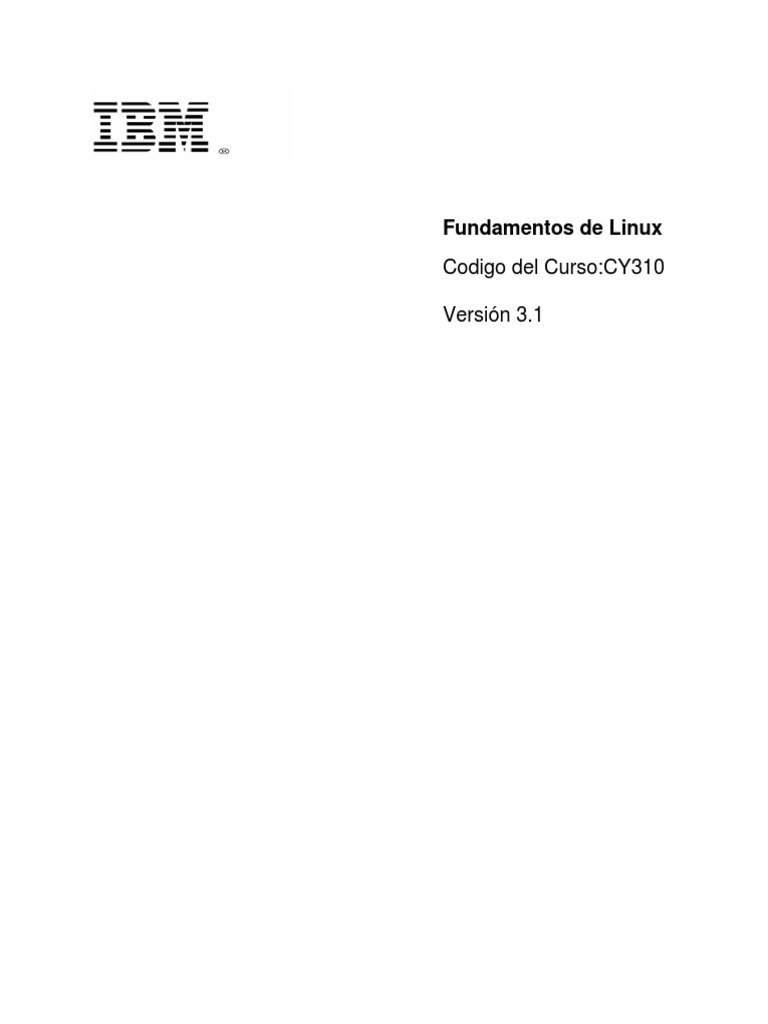 Fundamentos de Linux | PDF | Distribución de Linux | Interfaz de línea de comando