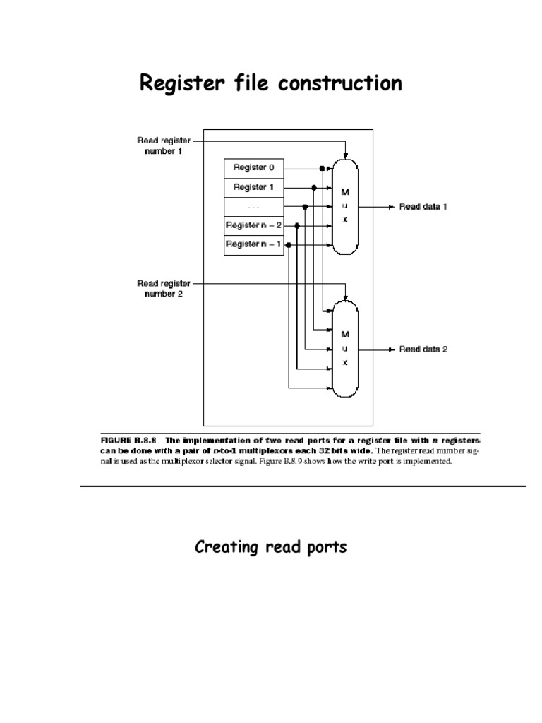 Register File Construction: Creating Read Ports | PDF