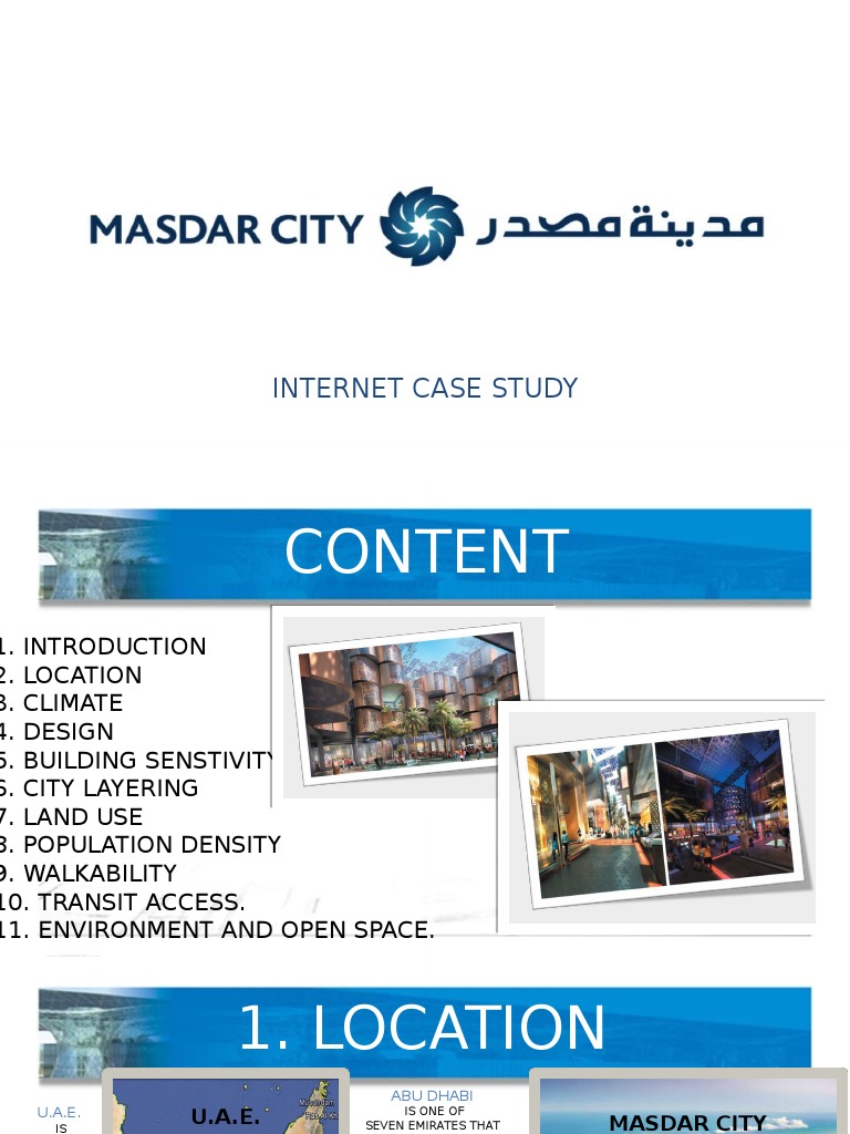 Masdar City-Case Studies | PDF | United Arab Emirates | Nature