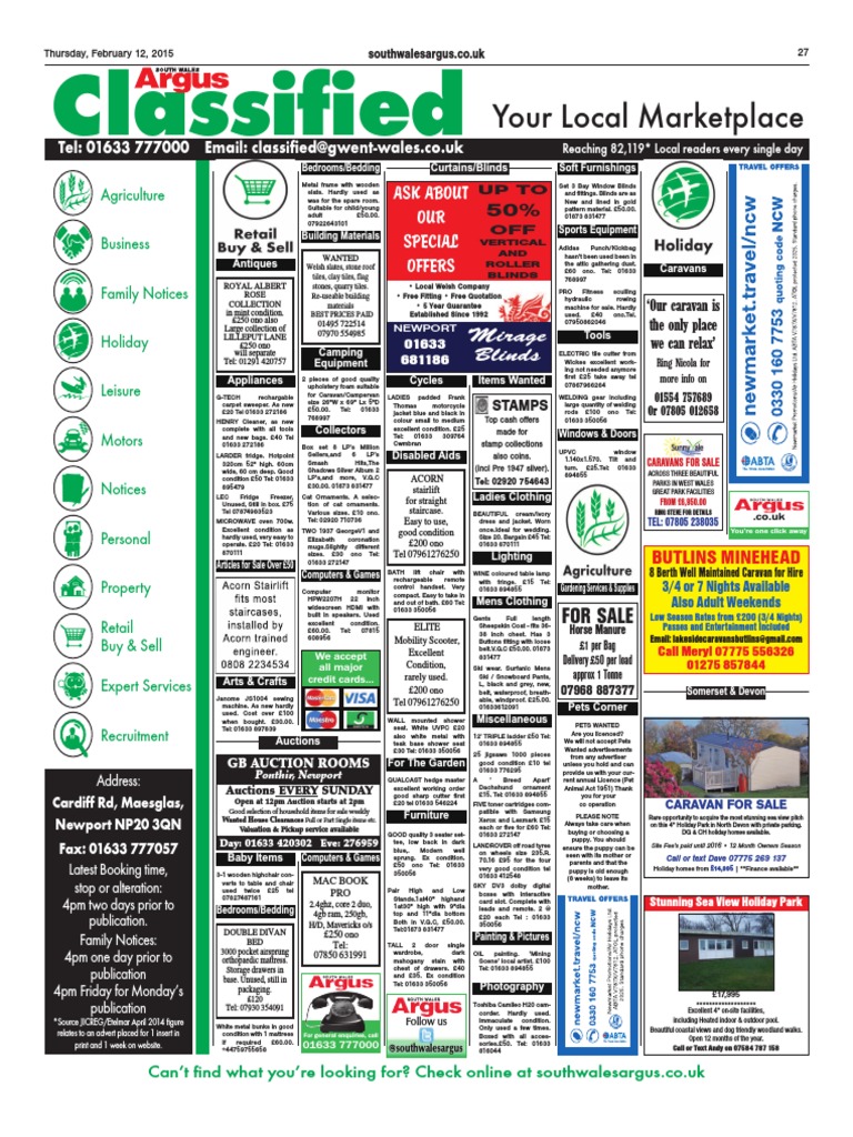 Classified: Your Local Marketplace | PDF | Volkswagen | Advertising