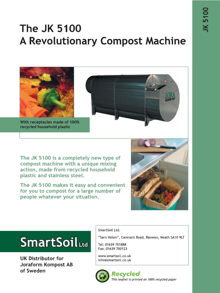 JK5100 New Composter Brochure | PDF