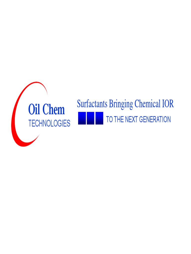 Oil Chem Oil Chem: Surfact Tants Bringing Chemical IOR | Download Free ...