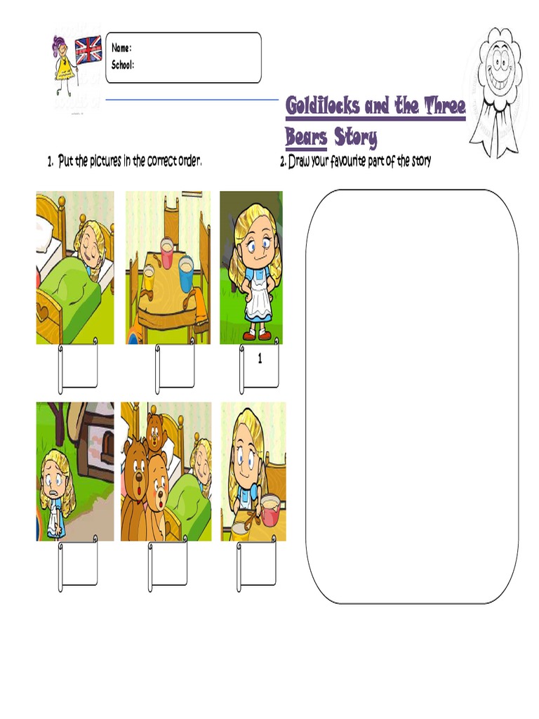 Goldilocks Worksheet | PDF