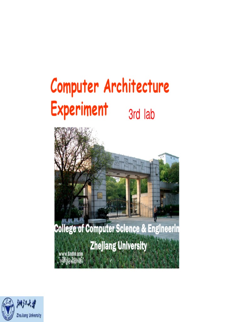 Computer Architecture Experiment: 3rd Lab | PDF | Central Processing Unit | Integrated Circuit