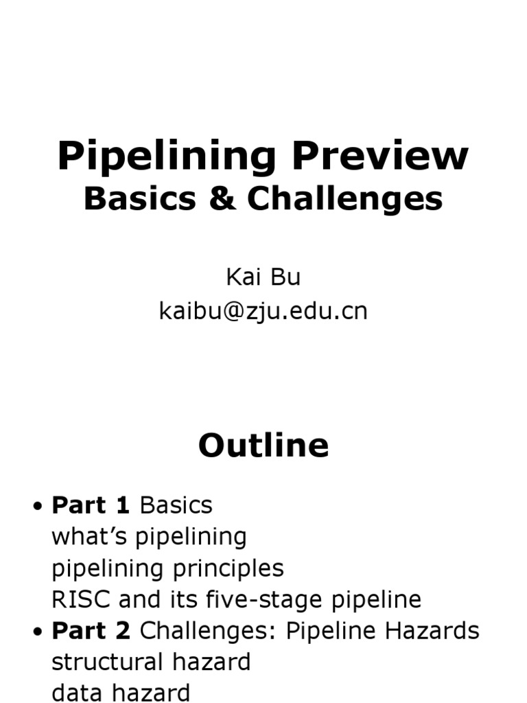 Pipelining Preview: Basics & Challenges | PDF | Instruction Set ... Pipelining Preview: Basics & Challenges | PDF | Instruction Set ...