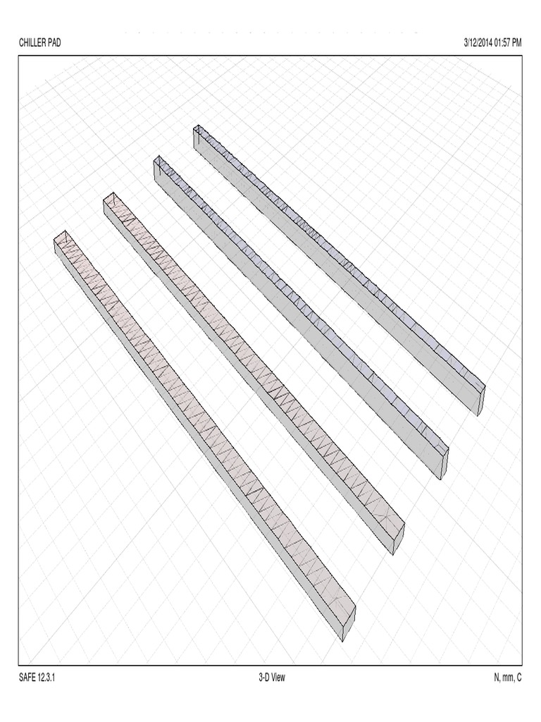Chiller Pad Structural Analysis | PDF