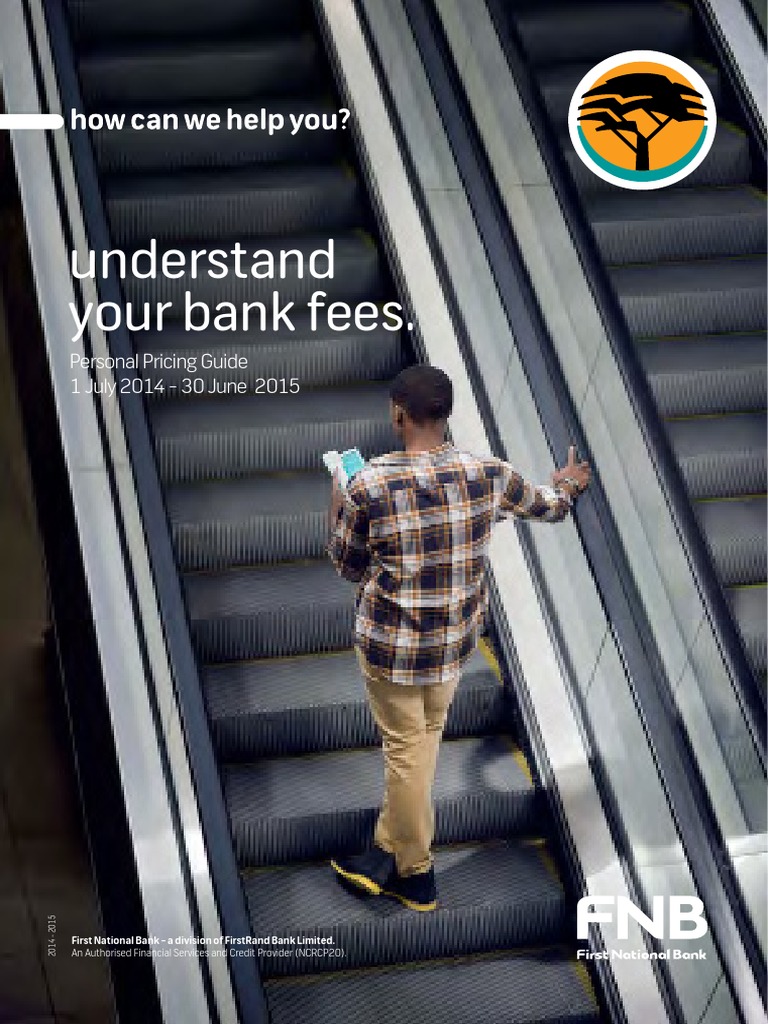 Personal Pricing FNB | Debit Card | Cheque