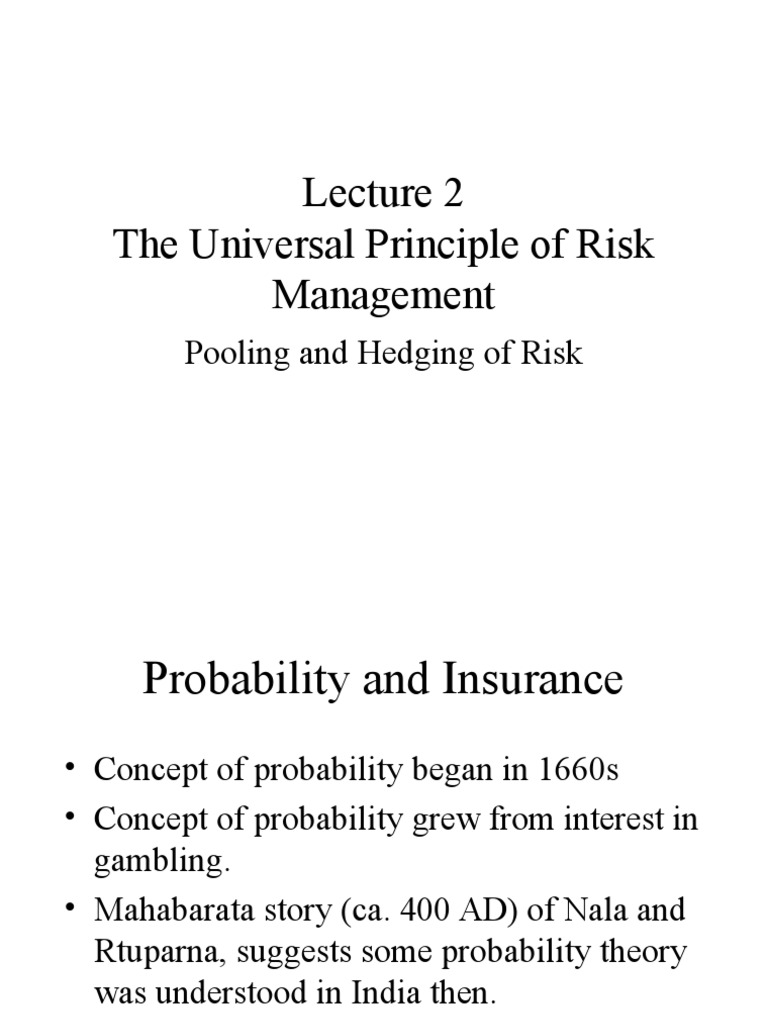 Probability Insurance | PDF | Probability Theory | Covariance