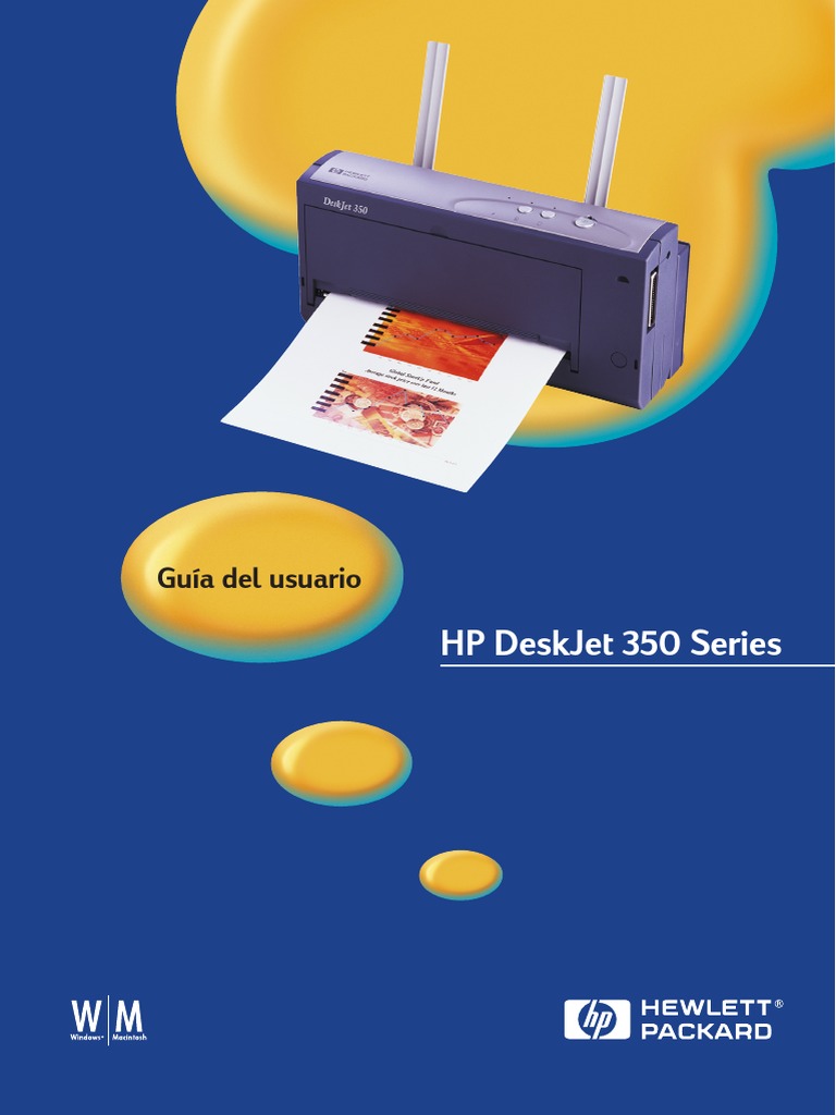 HP Deskjet 350 Manual | PDF | Impresora (Computación) | Microsoft Windows