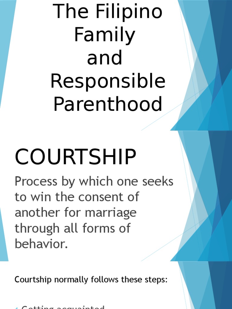 The Filipino Family | PDF | Courtship | Family