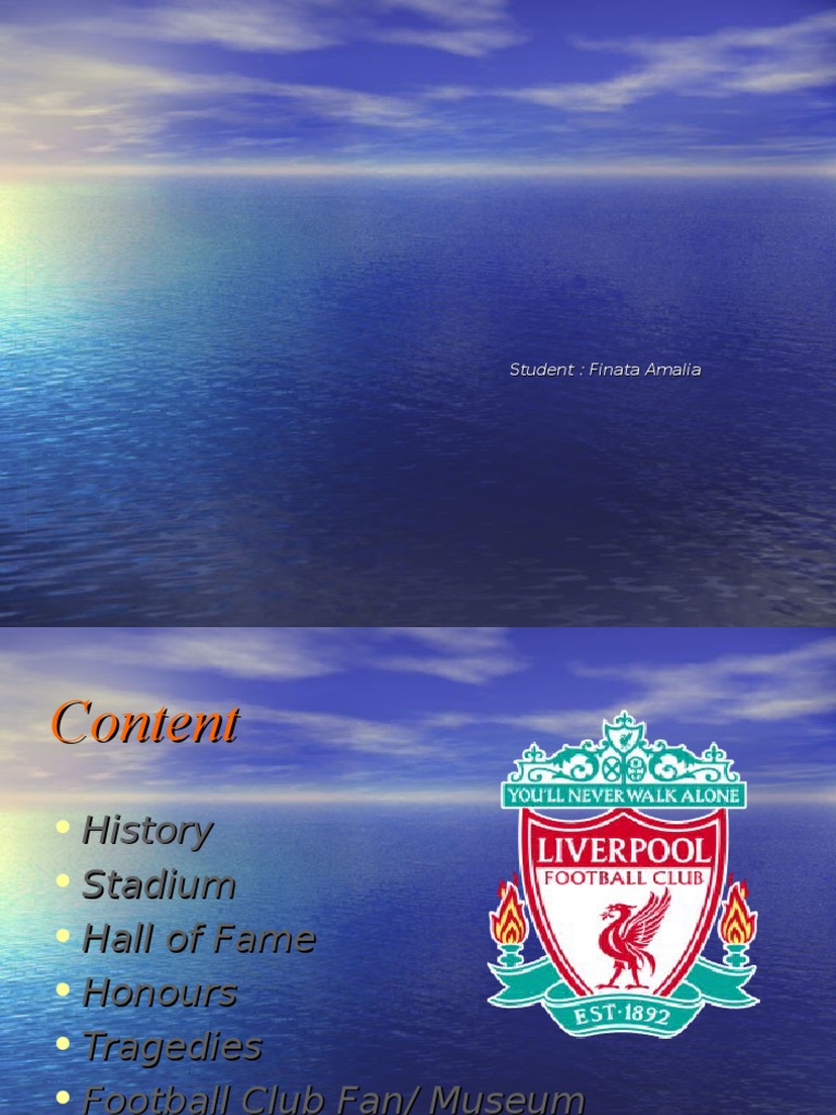 Liverpool | PDF | Liverpool F.C. | English Football League