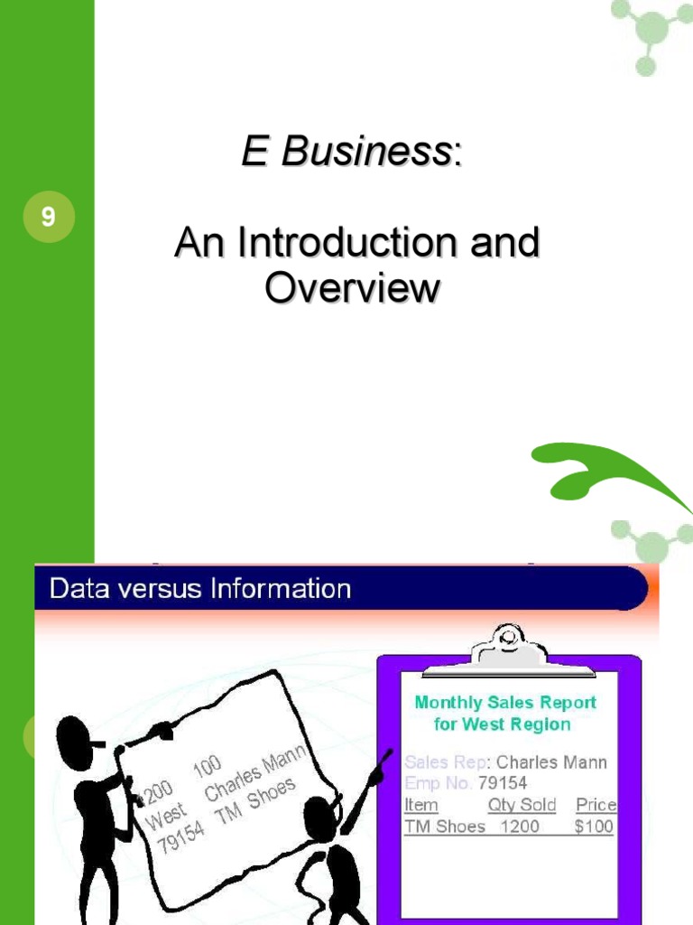 E Business Intro | PDF | Enterprise Resource Planning | E Commerce
