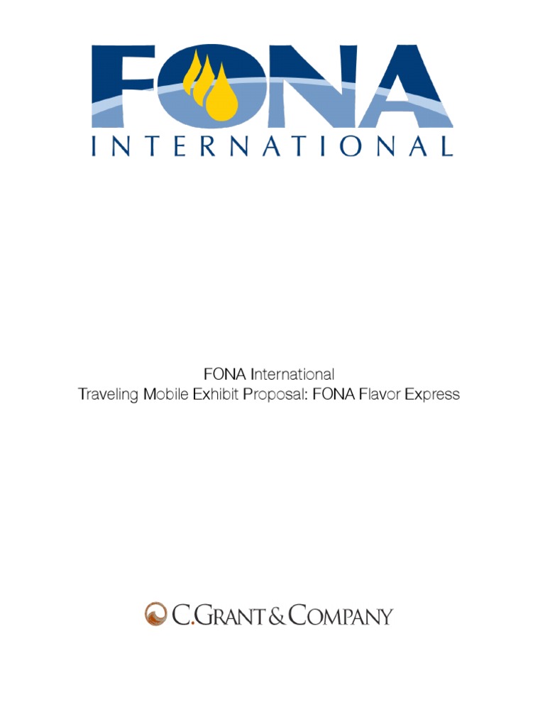 FONA Flavor Express Mobile Exhibit Proposal | PDF | Brand | Strategic ...