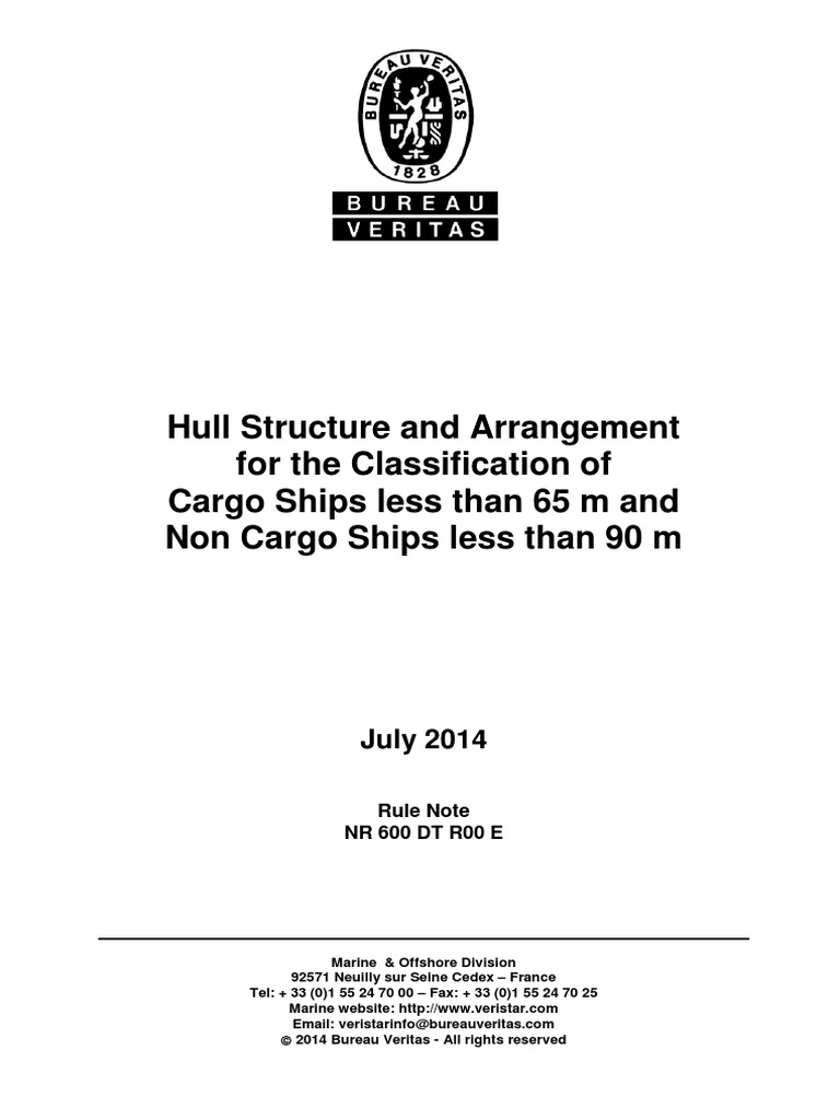 Cargo Ship Hull Classification Rules | PDF | Finance & Money Management