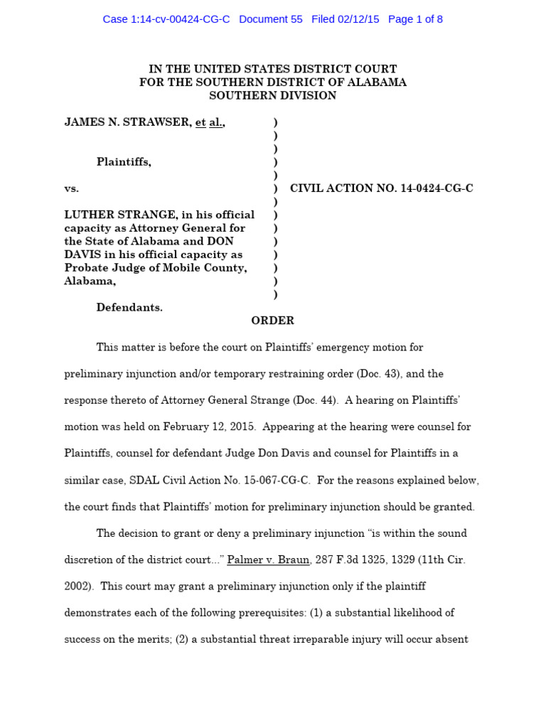1:14-cv-00424 #55 - Order | PDF | Fourteenth Amendment To The United ...