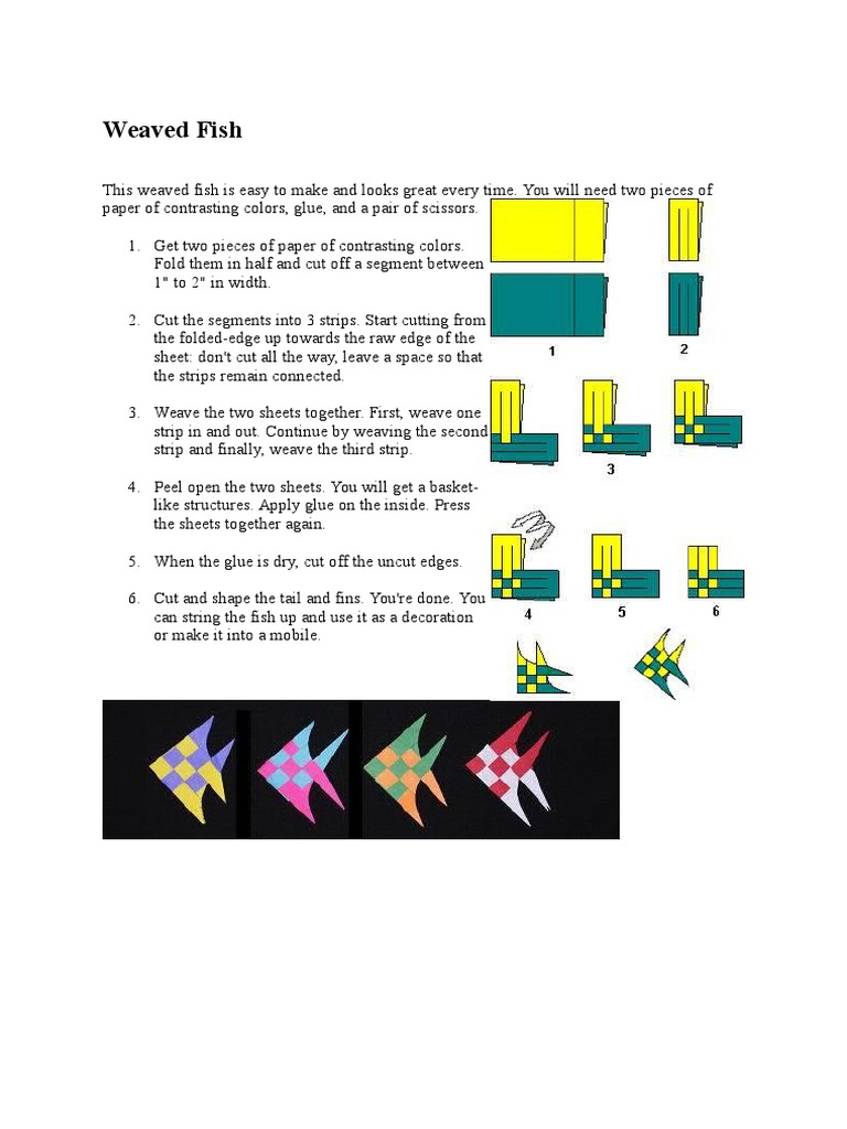 Weaved Fish | PDF | Origami | Convex Geometry
