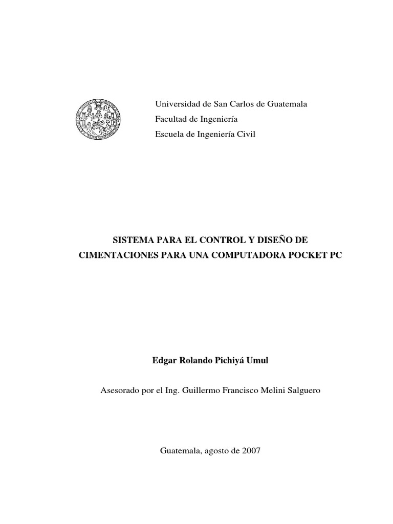 Tesis Usac | Fundación (Ingeniería) | Diseño | Prueba gratuita de 30 ...