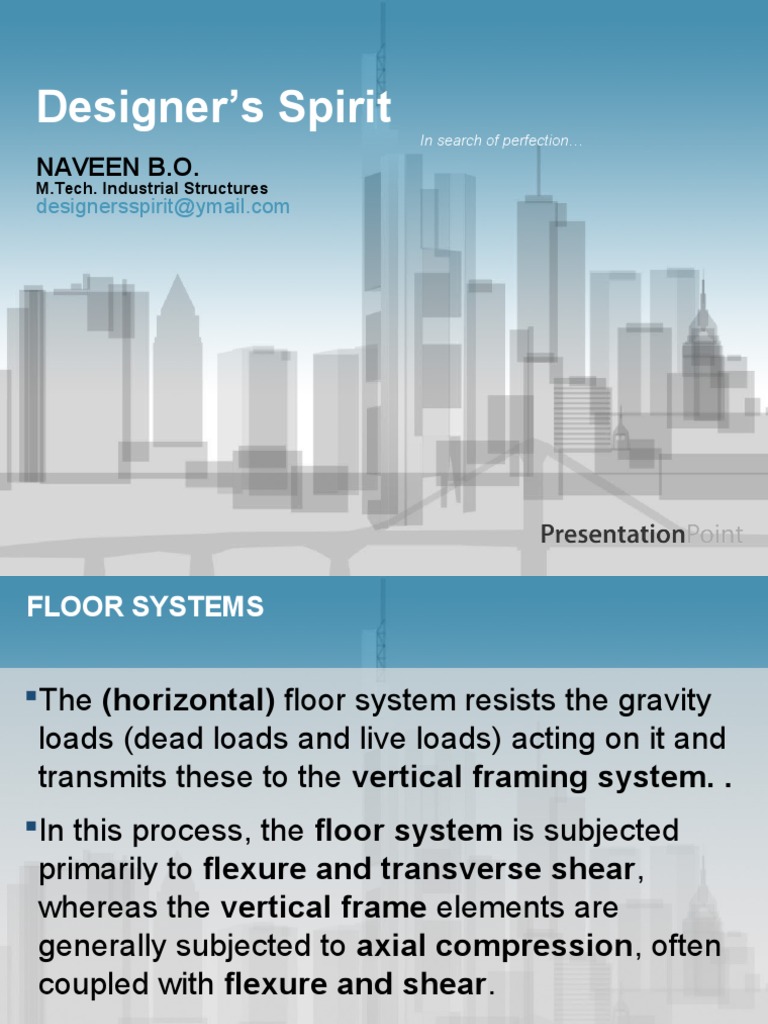 Presentation - 7 Floor Systems | PDF | Beam (Structure) | Wall