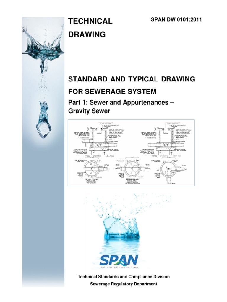 Span-Standard and Typical Drawing For Sewerage System Part 1 (Sewer and ...
