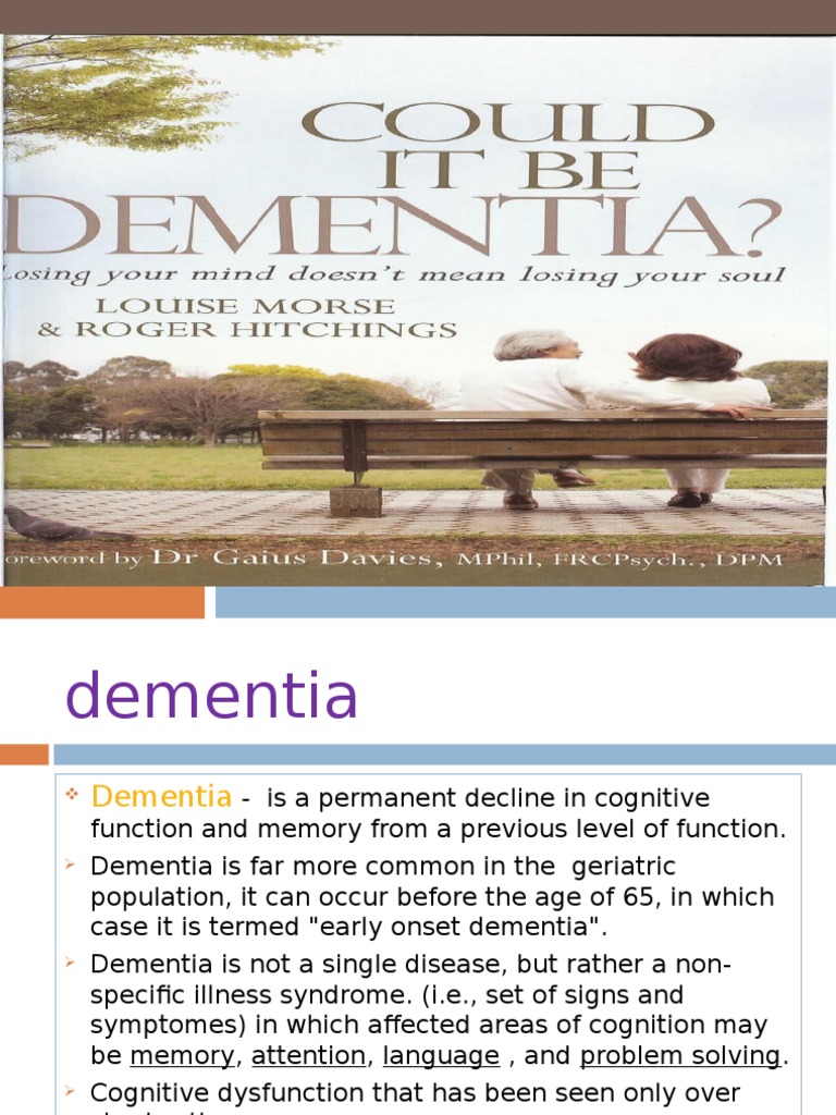 DEMENTIA | PDF | Dementia | Cerebral Cortex
