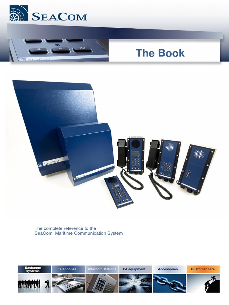 SeaCom System Manual Rev 0401 | PDF | Telephone | Headphones
