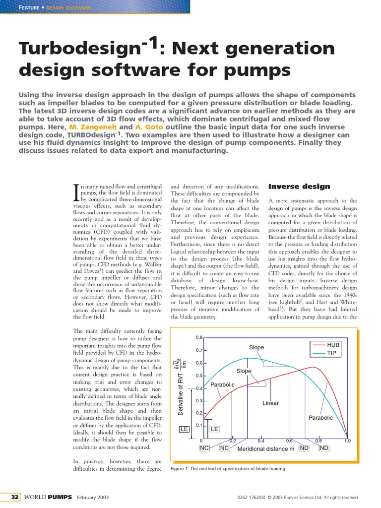 Turbodesign-Next Generation Design Software For Pumps | PDF | Pump ...