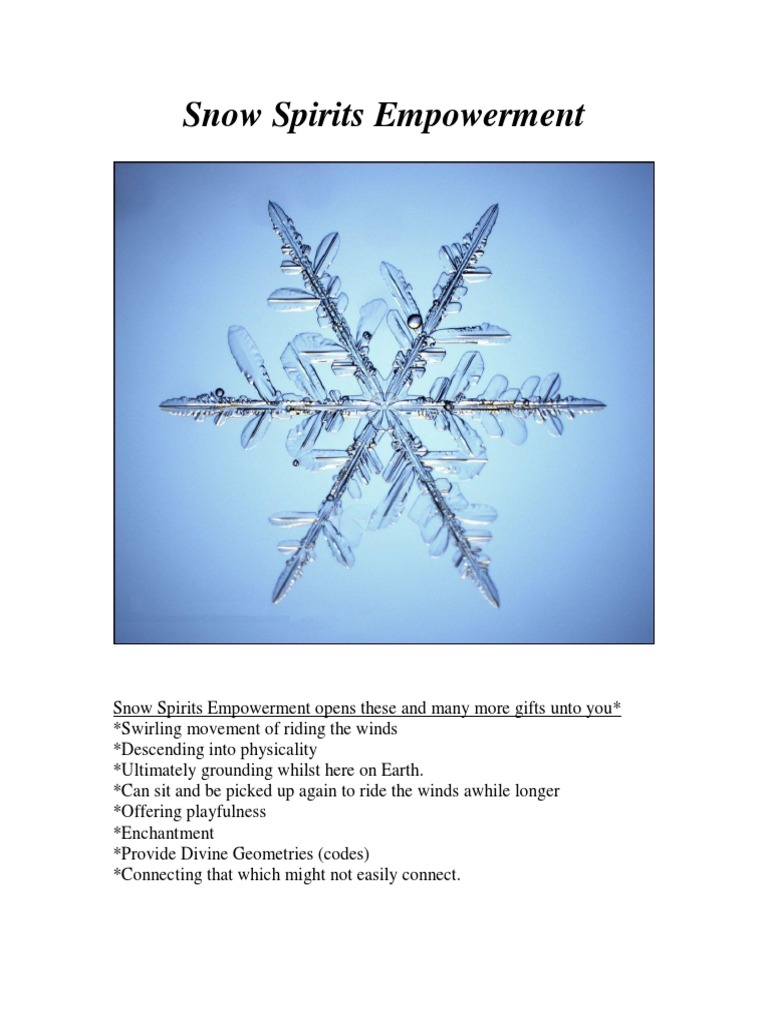 Snow Spirits Empowerment