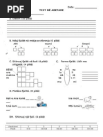 Modele Testesh Per KL-I | PDF