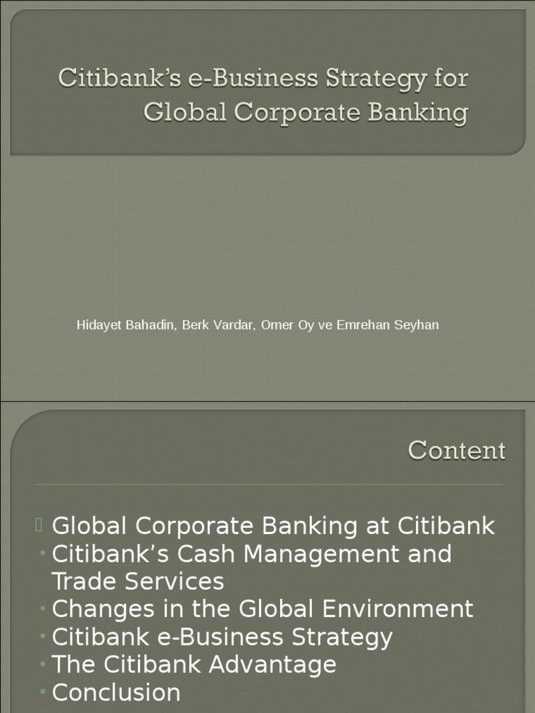 Citibank | PDF | Citibank | Citigroup