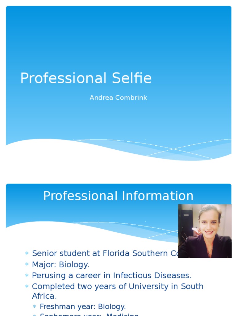 Professional Selfie | PDF | Wellness