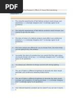 Questionnaire For Perfume | PDF | Perfume | Odor