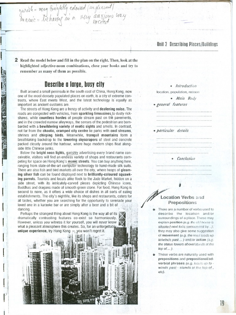 Describing Places1 | PDF