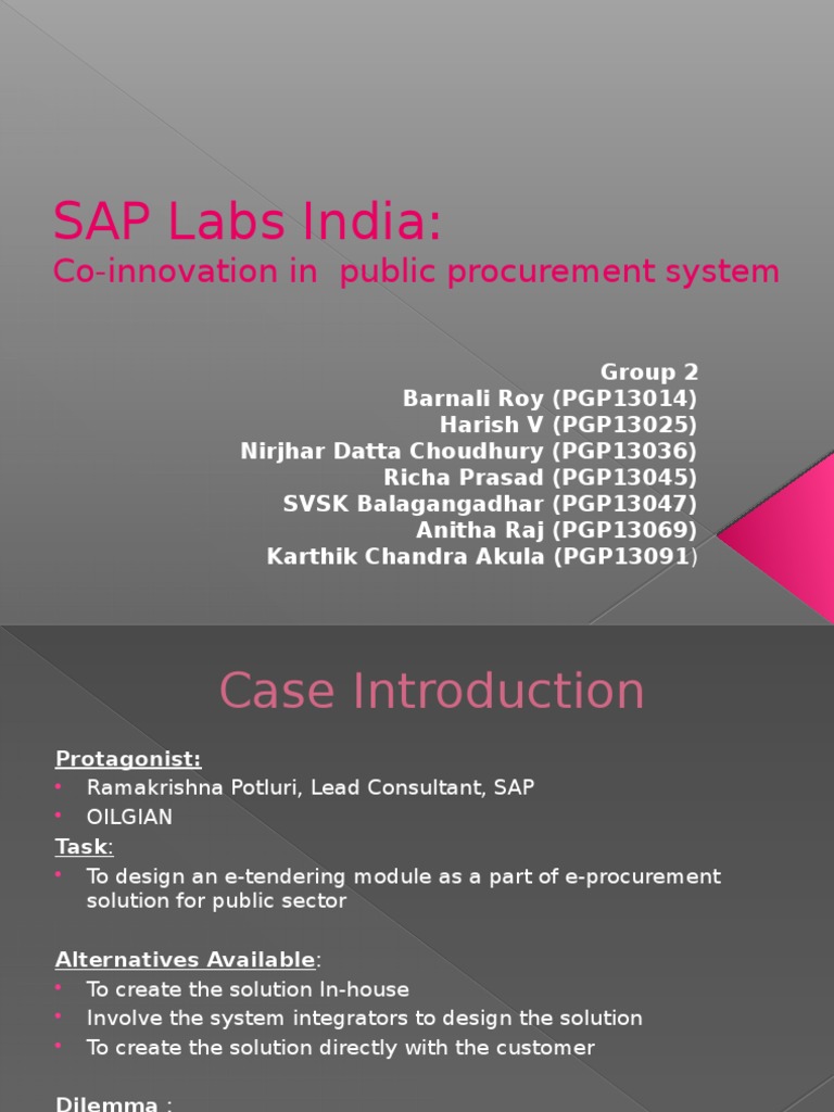 SAP Labs India | PDF | Sap Se | Business Model