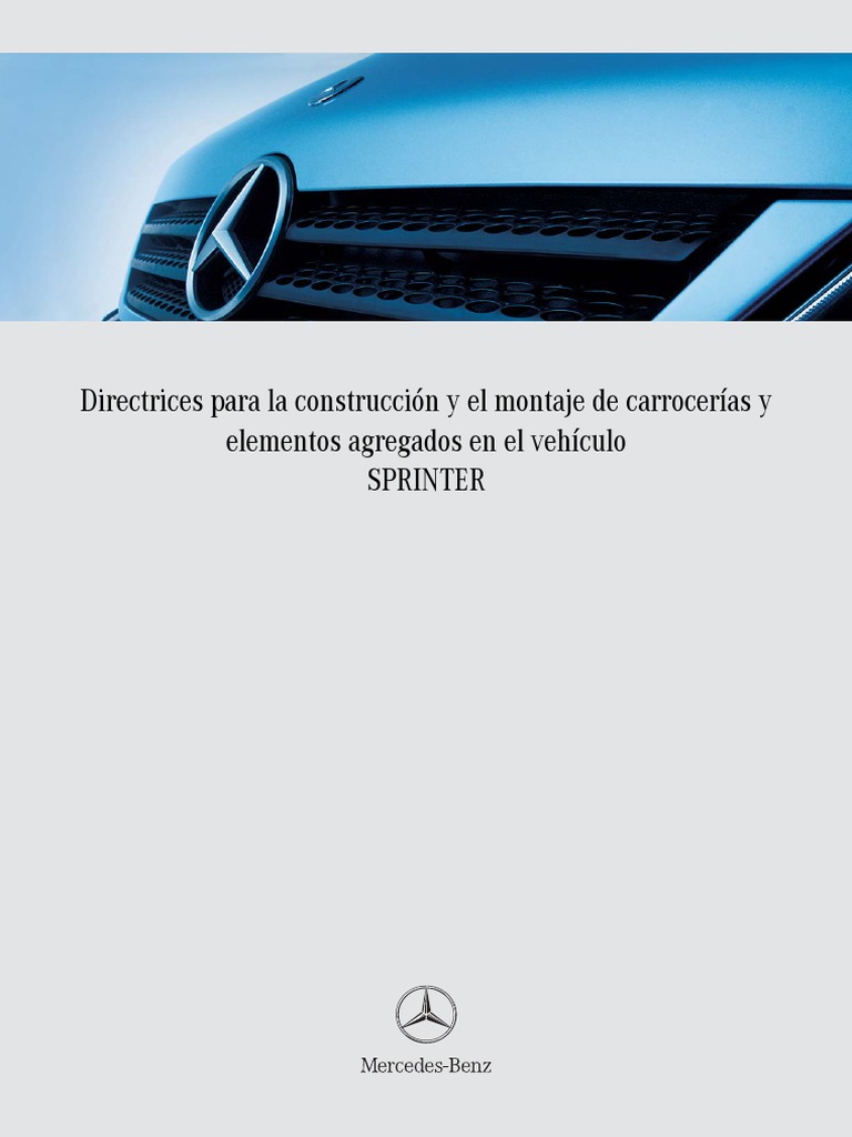 Manual Sprinter Es | Mercedes Benz | Calidad (comercial)